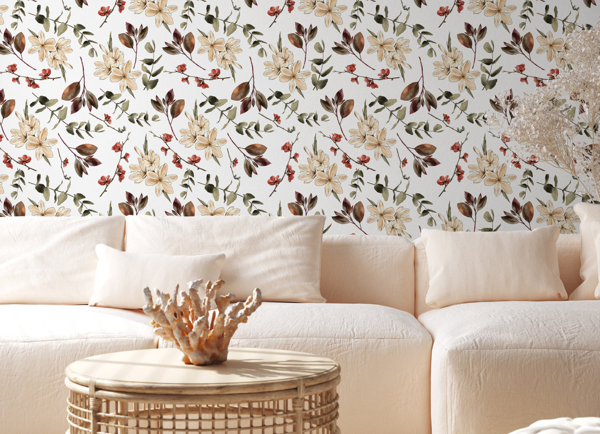 Blossom Essence Wallpaper – Moose Accents