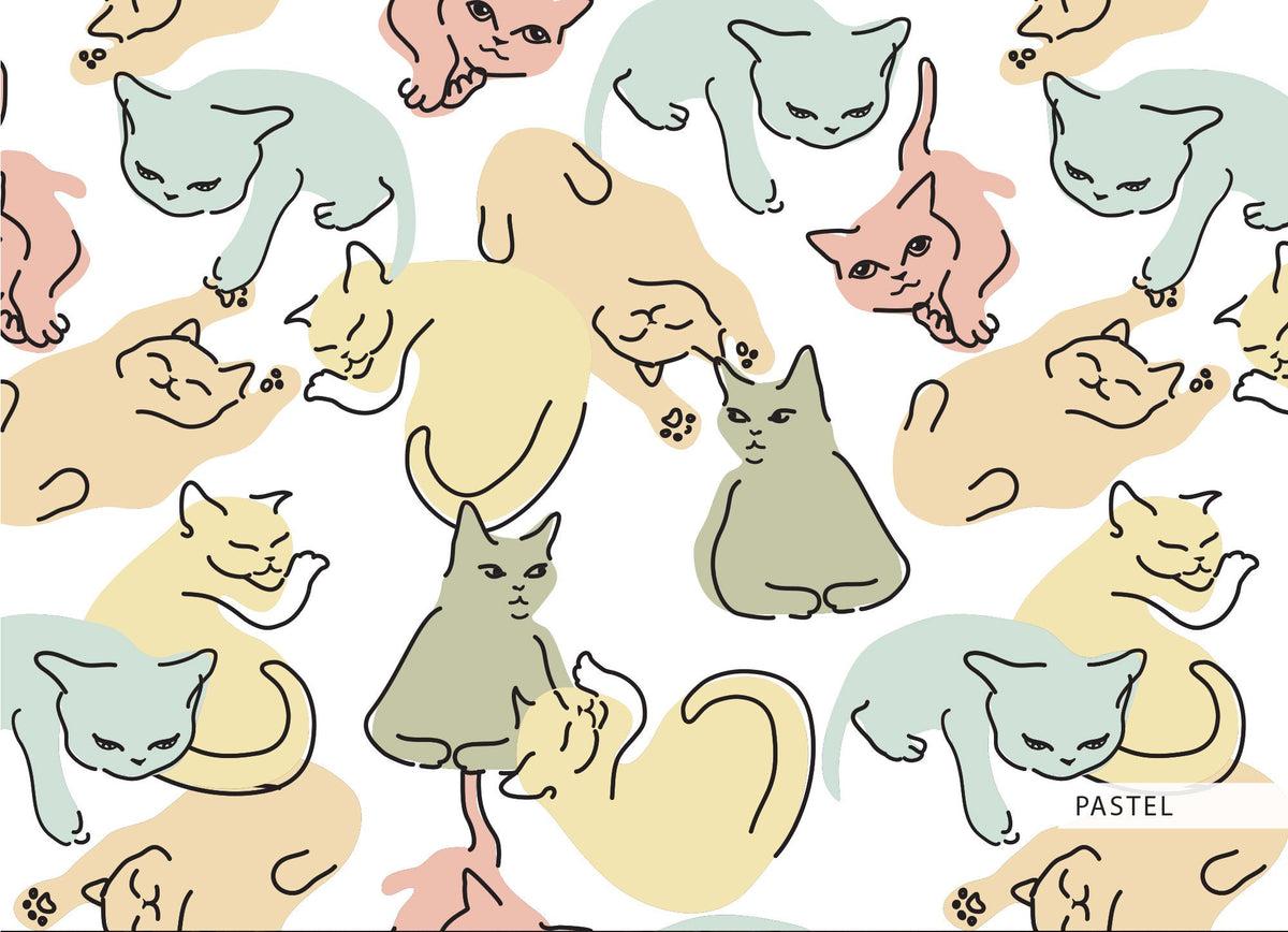 Purr-fect Cats Wallpaper – Moose Accents